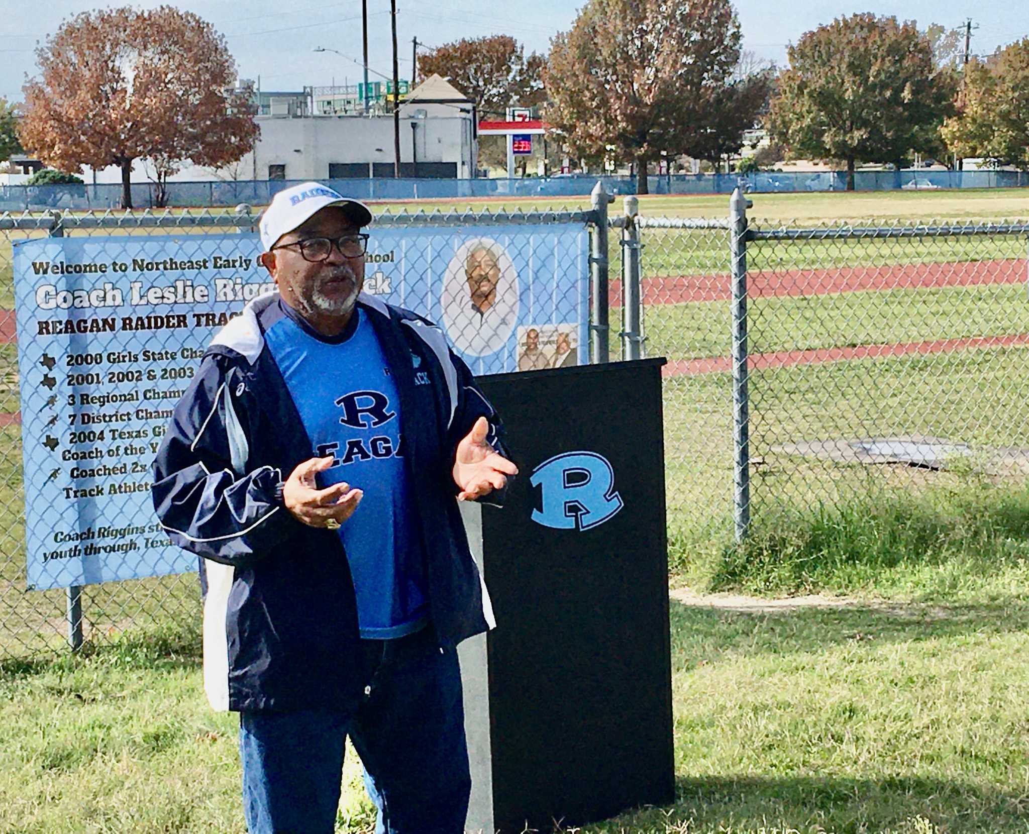 Northeast names track to honor legendary Reagan coach Leslie Riggins