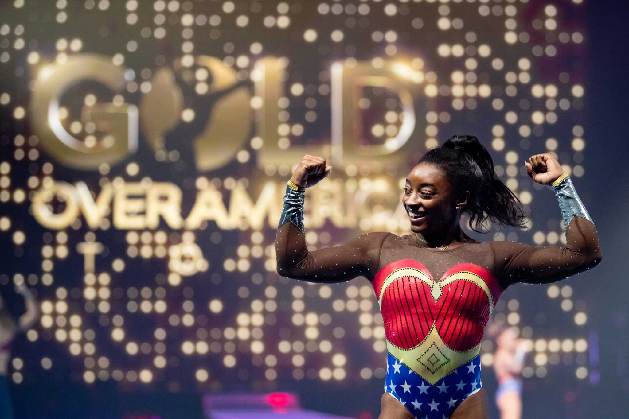 Simone Biles brings Gold Over America Tour to Austin's Moody Center
