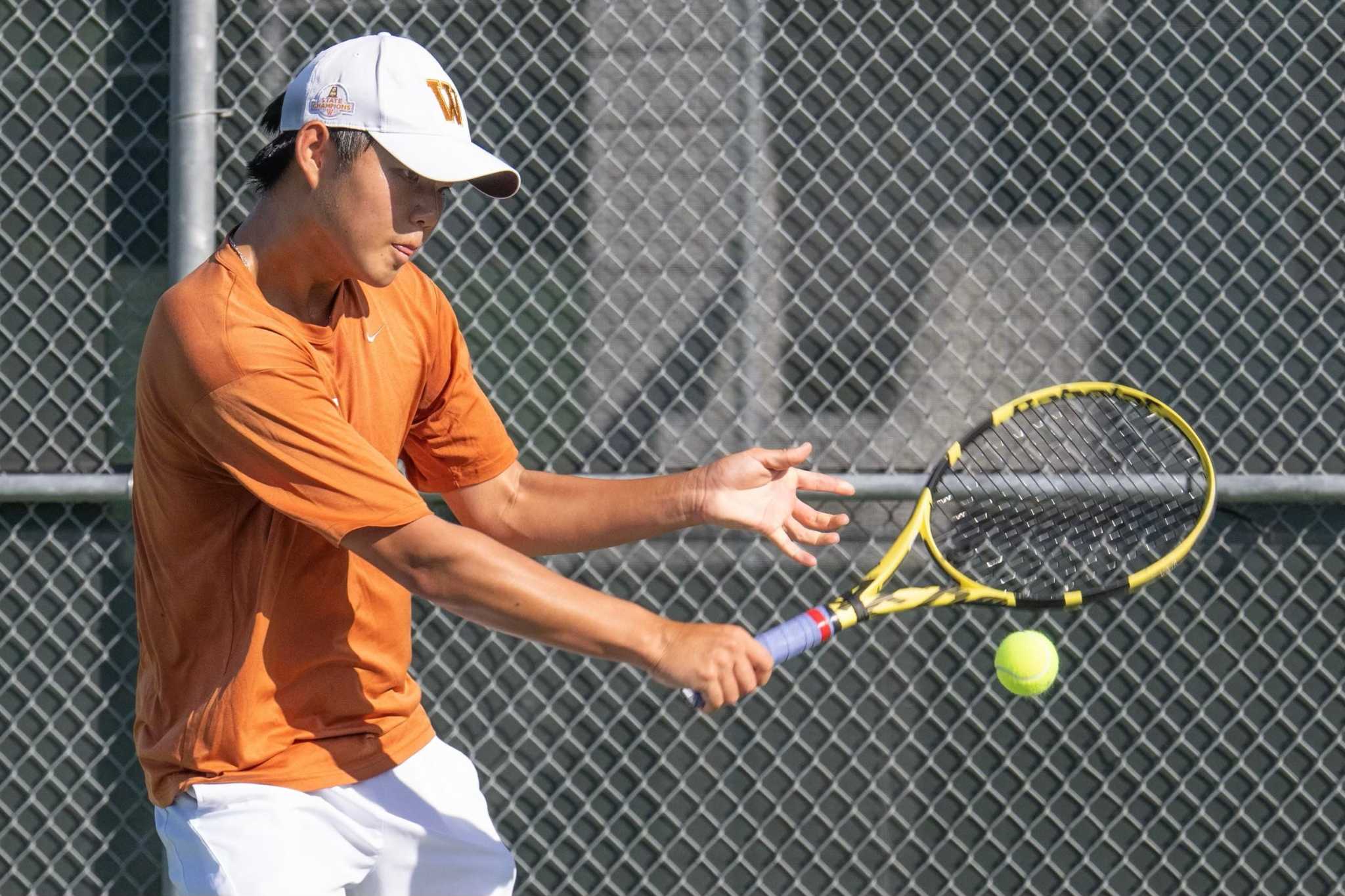 Danny Zhang and Leon Chen won state doubles over Westwood teammates