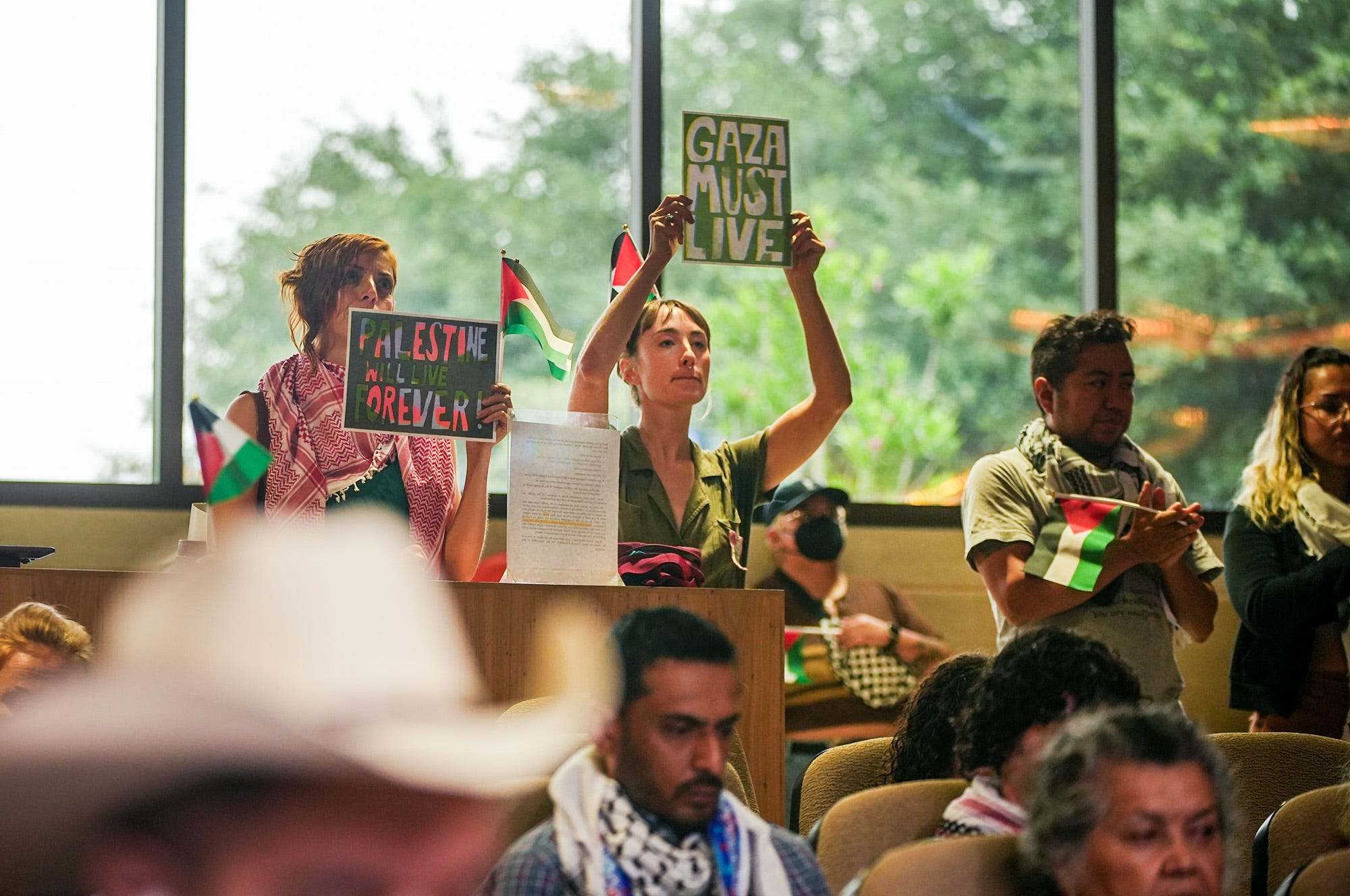 Pro-Palestinian, Israel supporters call on Austin City Council to take ...