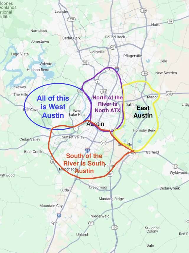 What is considered Central Austin and how far does it extend? Here's ...