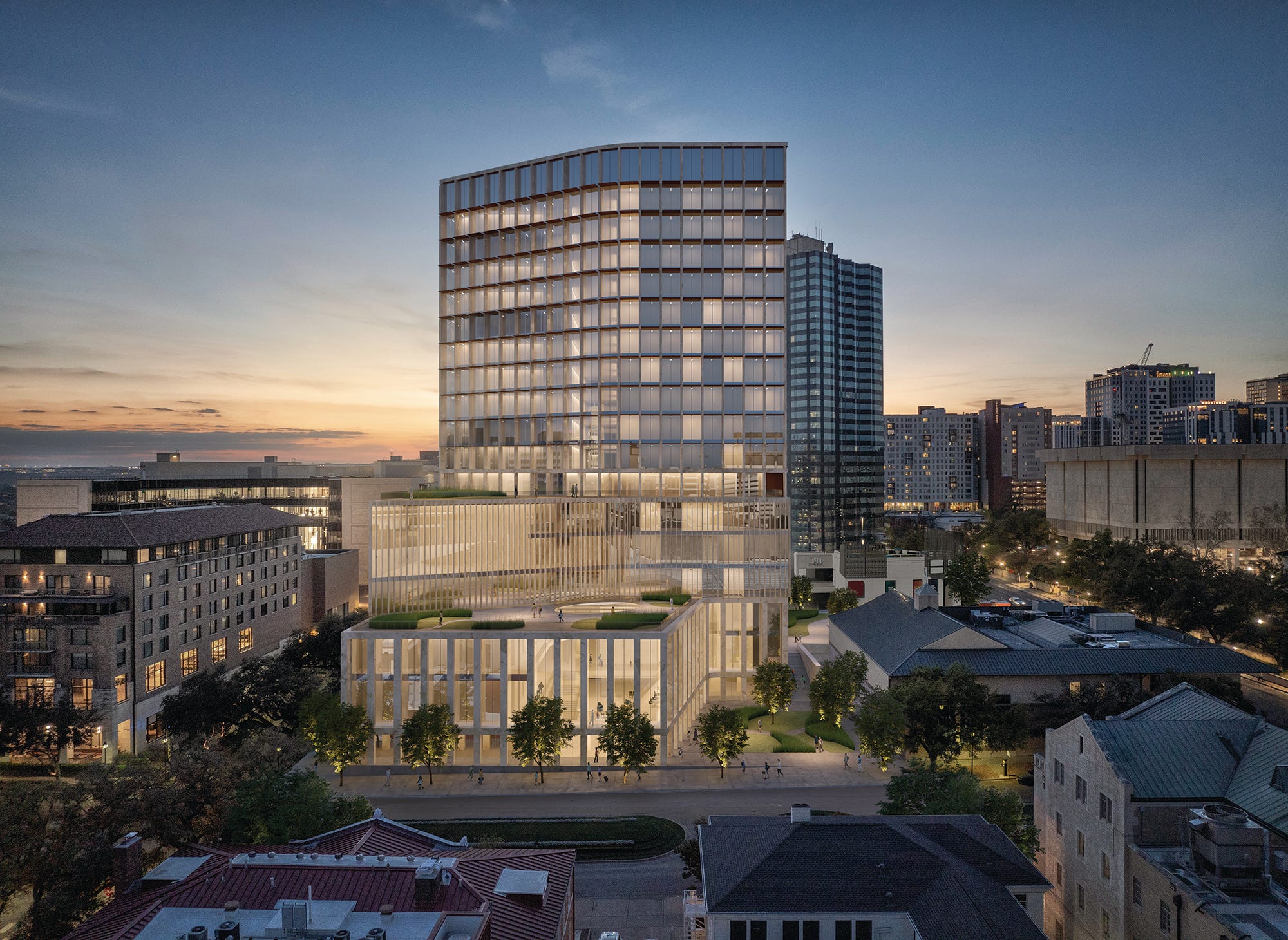 Design details emerge for UT-Austin's Mulva Hall business building