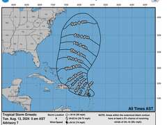 Where is Tropical Storm Ernesto? Track path, spaghetti models