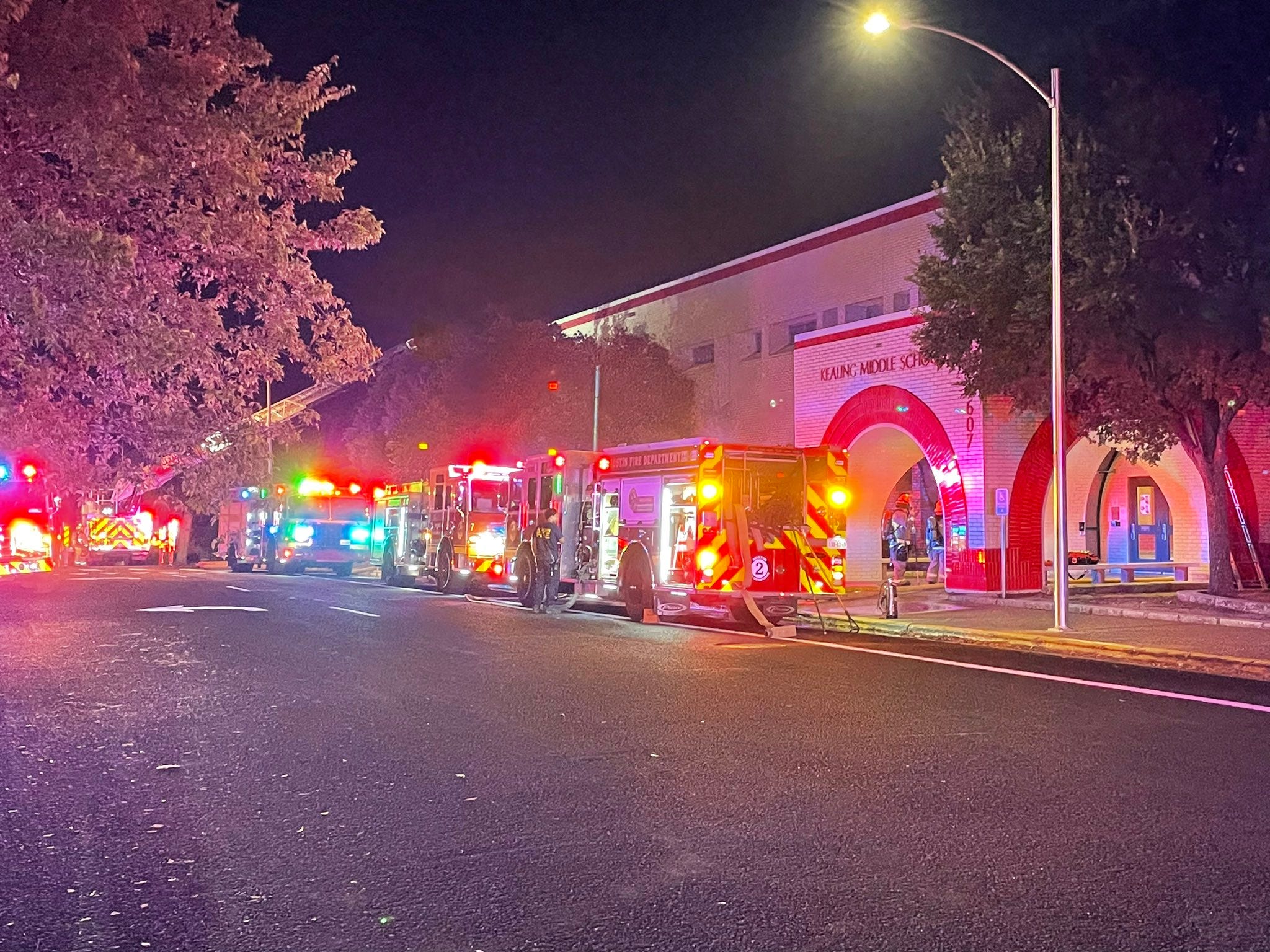 Kealing Middle School to start classes Monday after building fire