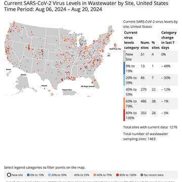 Map shows where COVID-19 is surging in Texas