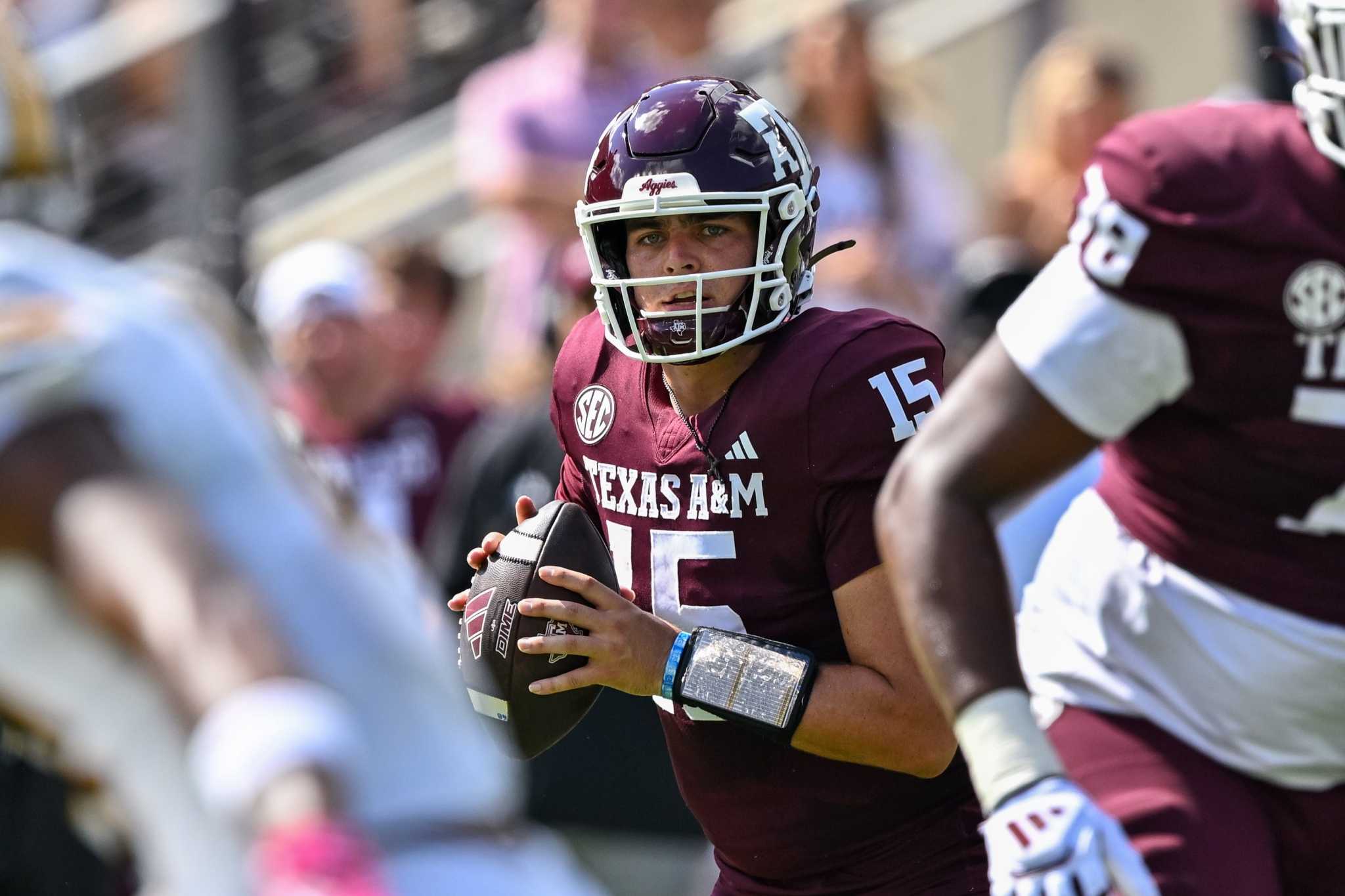 Texas A&M quarterback Conner Weigman will enter NCAA transfer portal