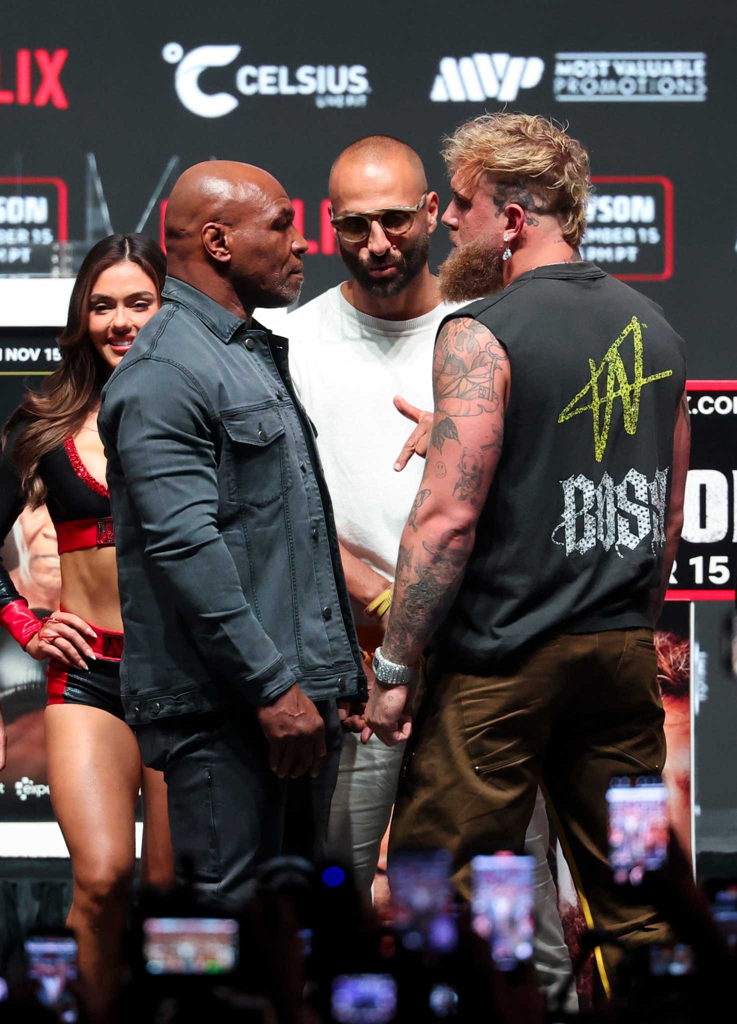 Video: Mike Tyson slaps Jake Paul at weigh-in ahead of Netflix fight