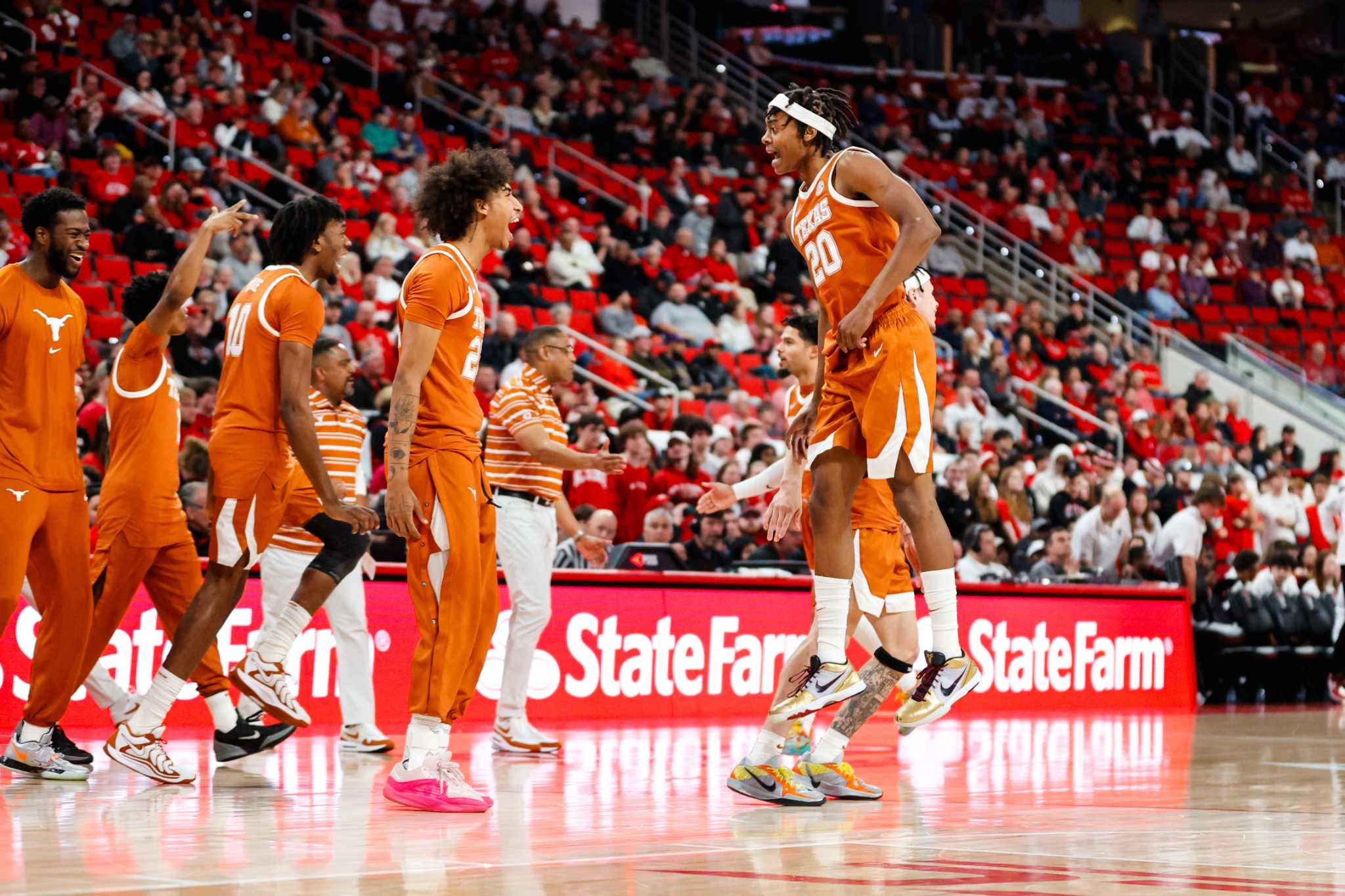 Texas basketball v North Carolina State: Kadin Shedrick block helps ...