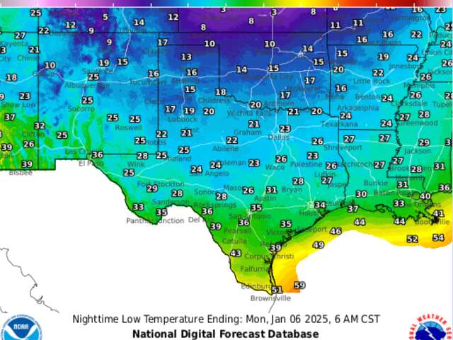 Polar vortex to hit Texas: 4 maps show how cold it'll get next week