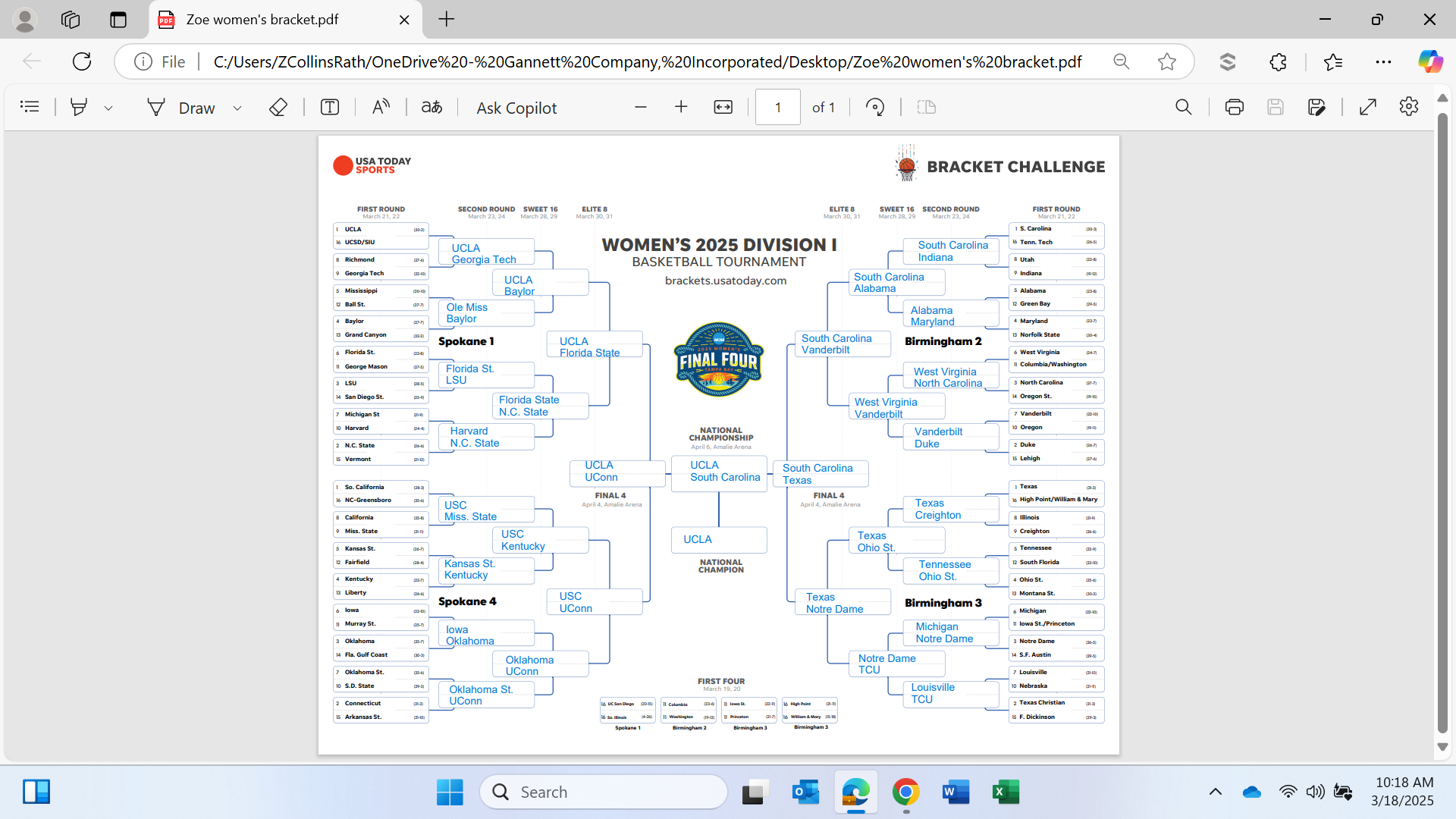 NCAA Tournament women's Final Four: Cedric Golden nails March Madness ...