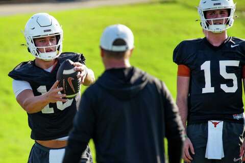 Arch Manning, Texas football begin first spring practice: See photos.