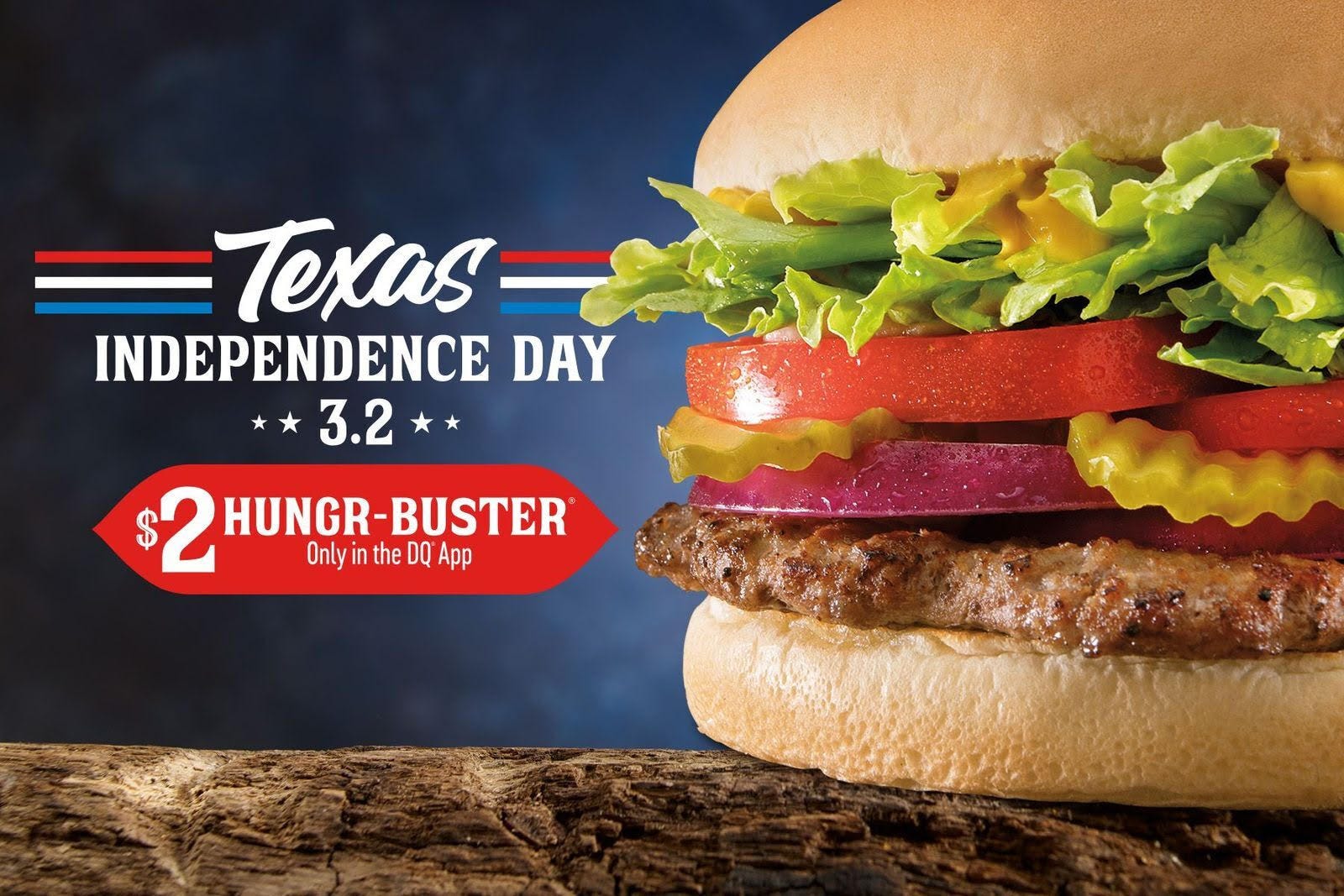 Dairy Queen: Celebrate Texas Independence Day with a $2 Hungr-Buster