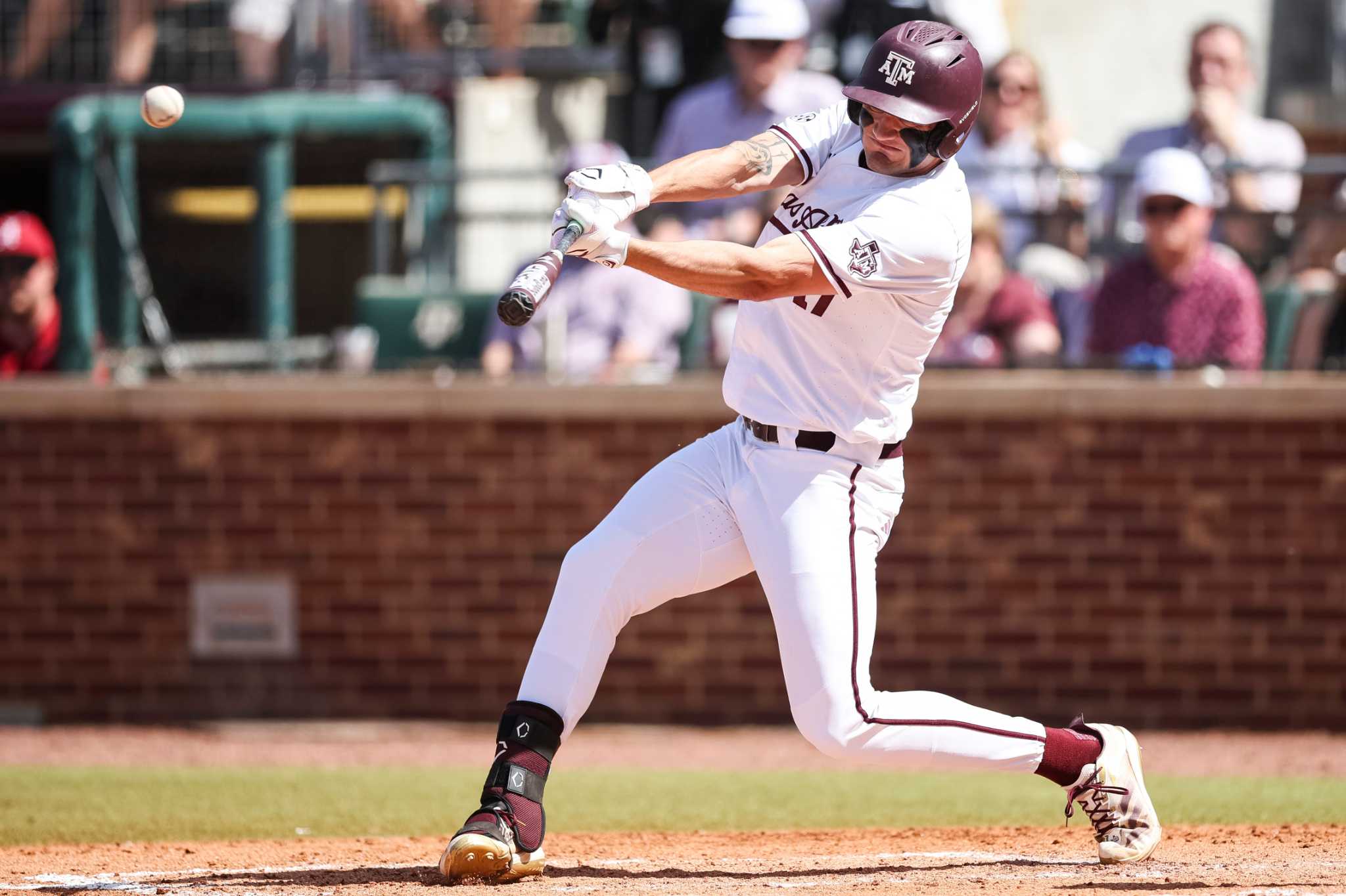 Texas A&M baseball's Jace LaViolette passes Daylon Holt for Aggies ...