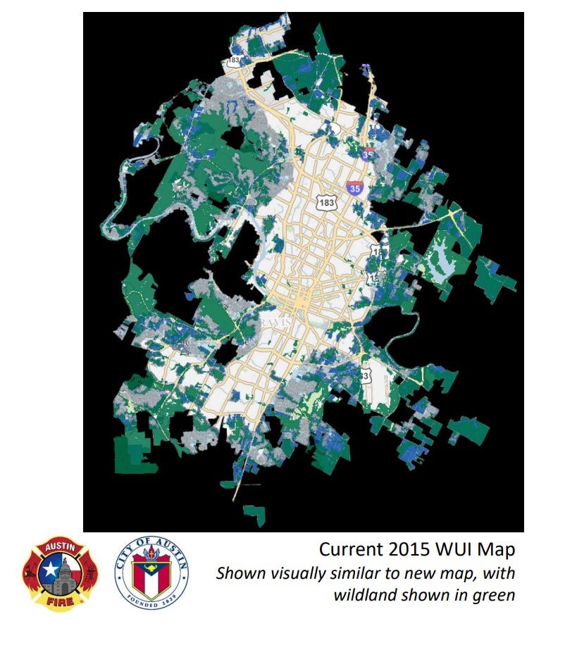 In Austin, proposed wildfire risk map faces opposition from builders ...
