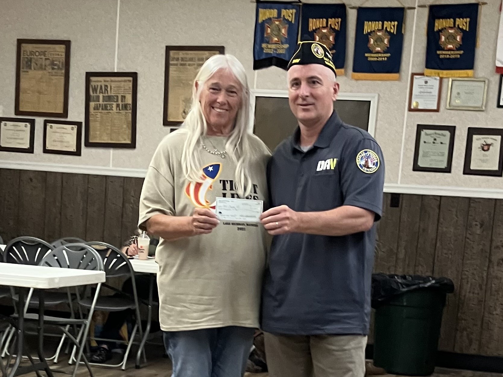 Tight Lines for Troops Donates $5,000 to DAV van program