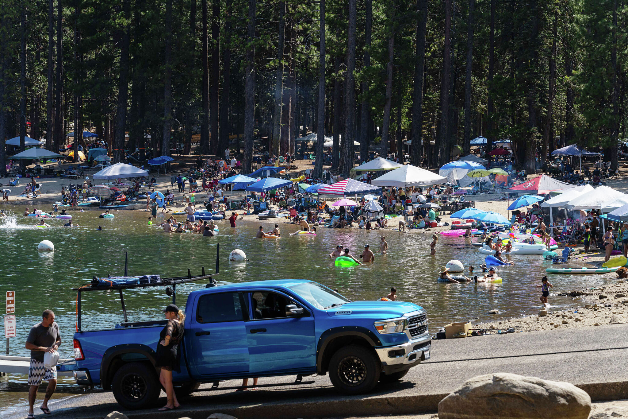This California lake is seeing ‘apocalyptic’ overcrowding