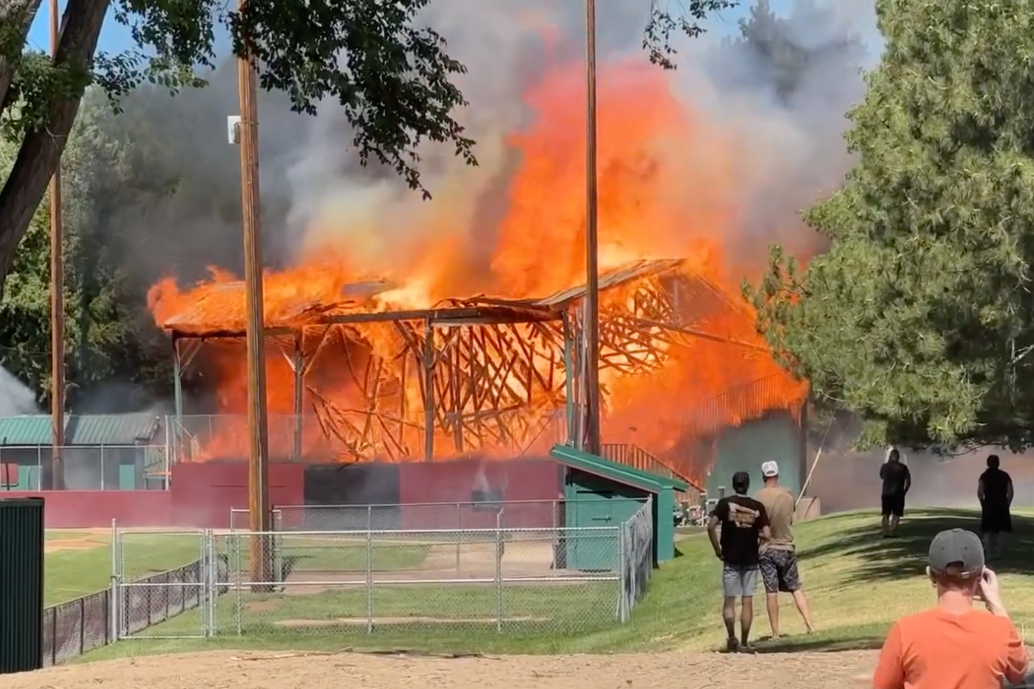 Rural California town devastated after fire destroys landmark