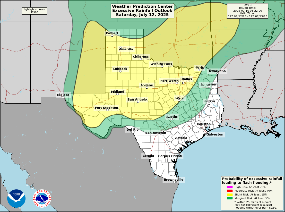 Texas flash flood risk returns this weekend. Here's what to know