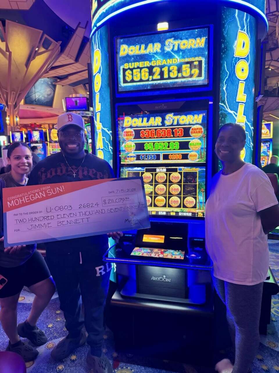Mohegan Sun player hits largest slot jackpot so far in 2025 at $2M