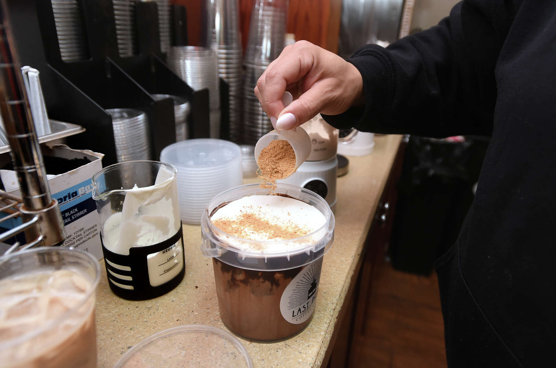 Is it a coffee bucket summer? CT coffee shops get in on Tiktok trend.