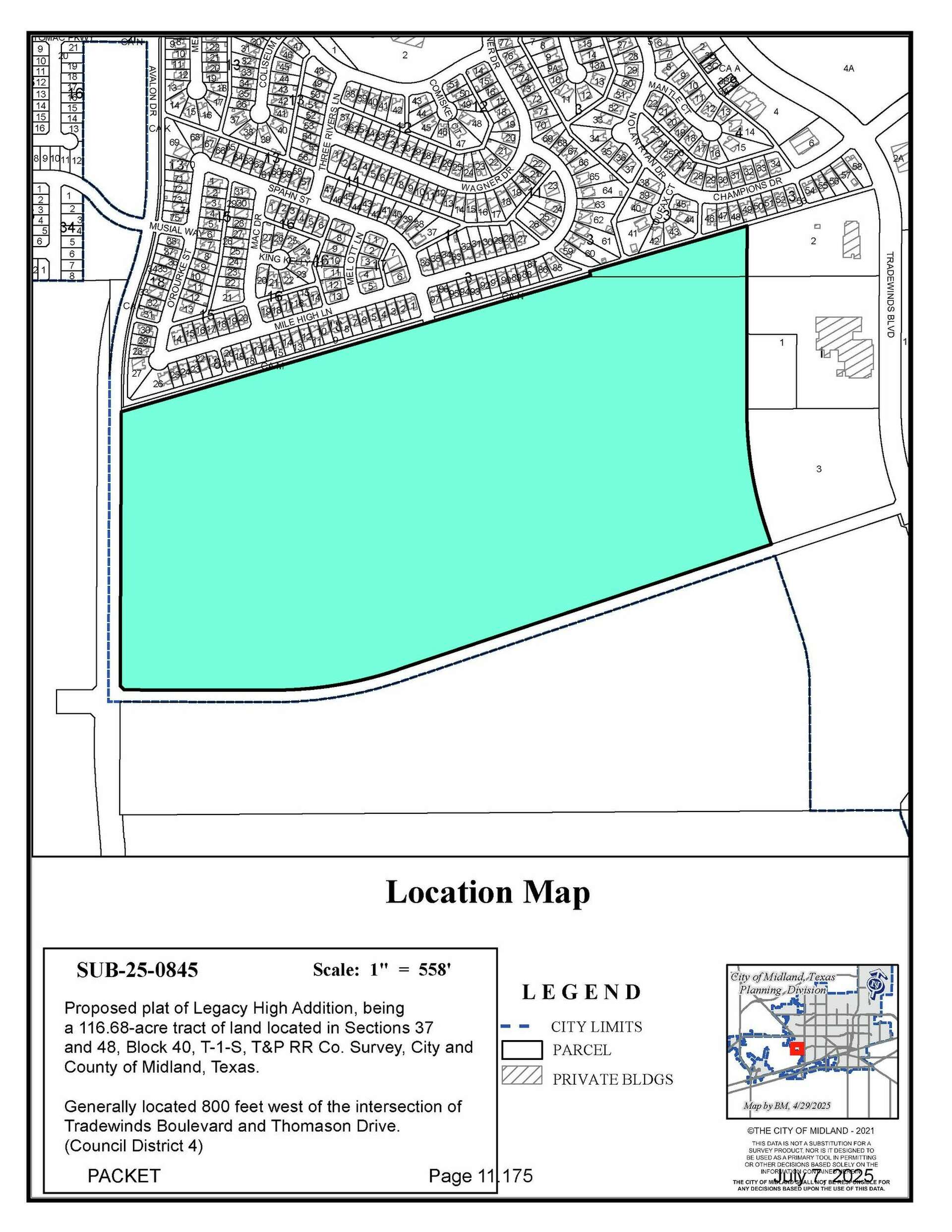 Midland ISD seeks preliminary plat approvals for new high schools