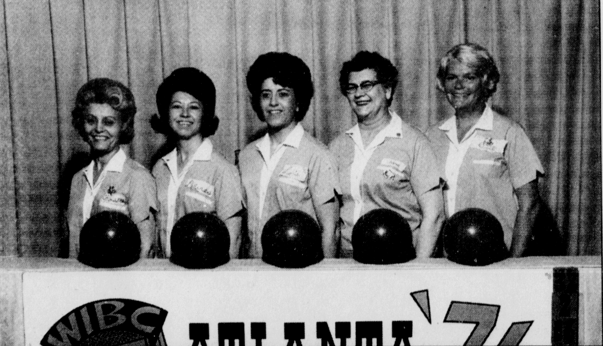 Bowl Haven women’s bowling team competes at 1971 WIBC in Atlanta
