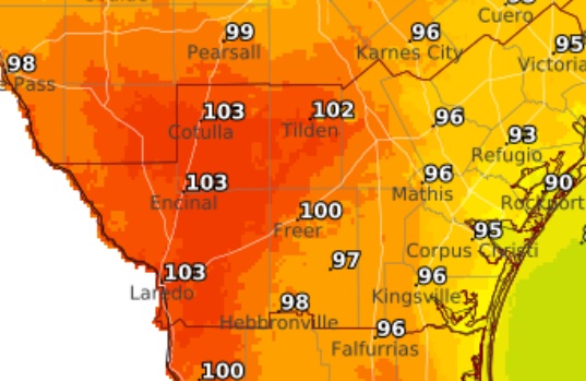 100-degree highs return to Laredo forecast after run of cooler temps