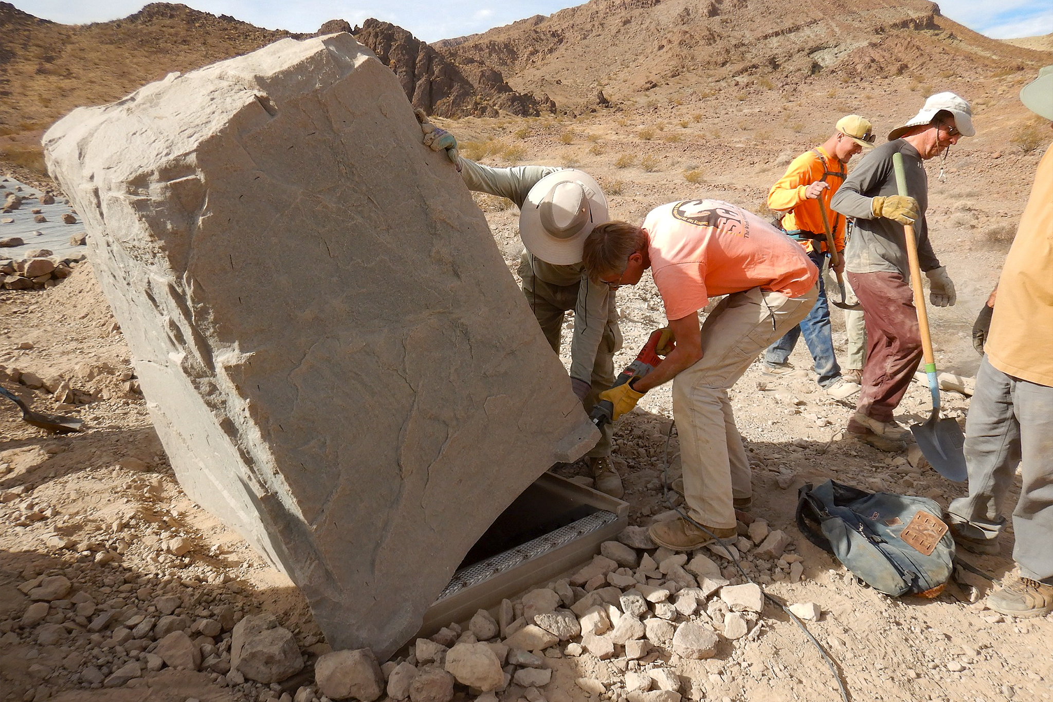The artificial water supply keeping Calif.'s desert sheep alive