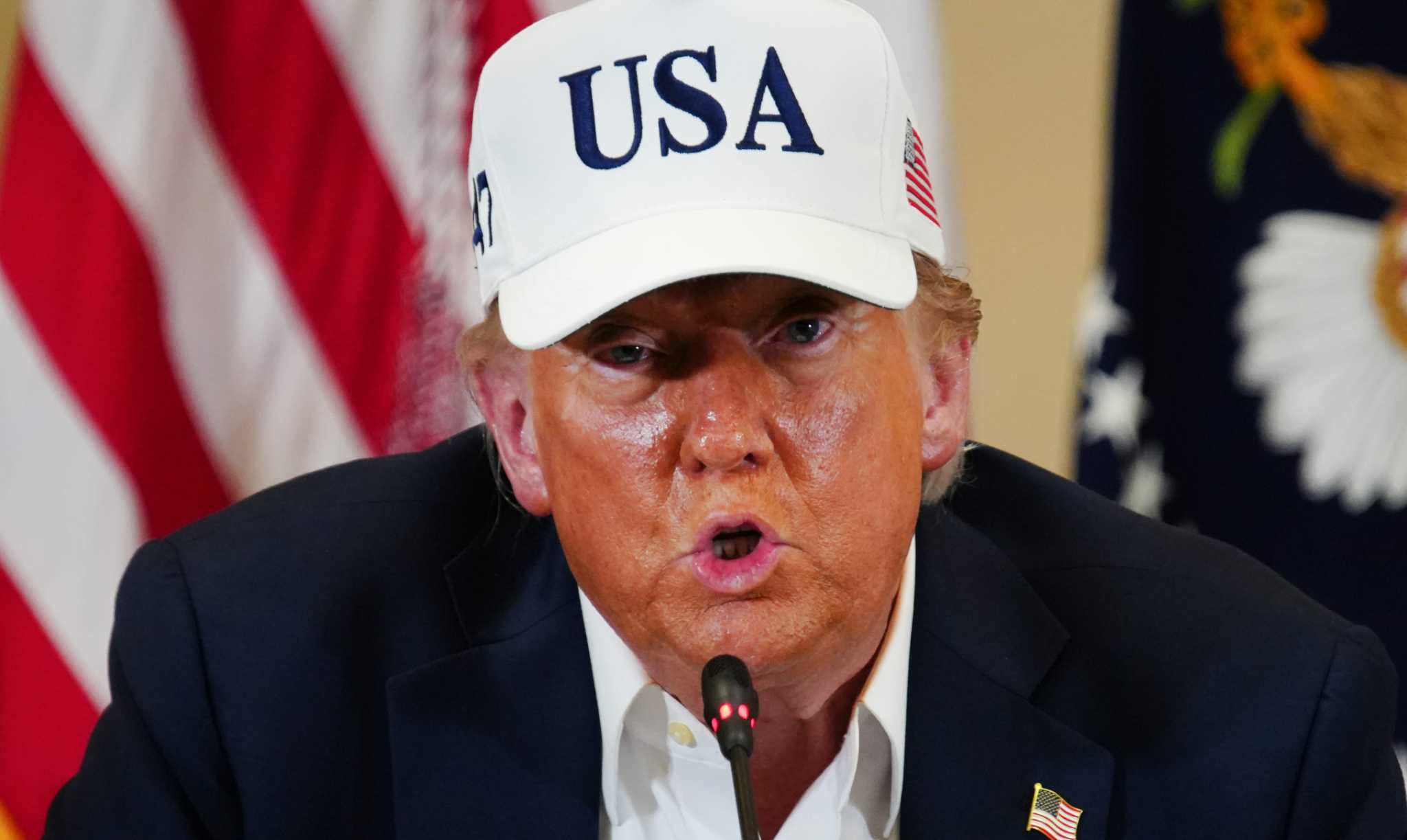 President Trump visits Kerrville after deadly Texas floods, see photos