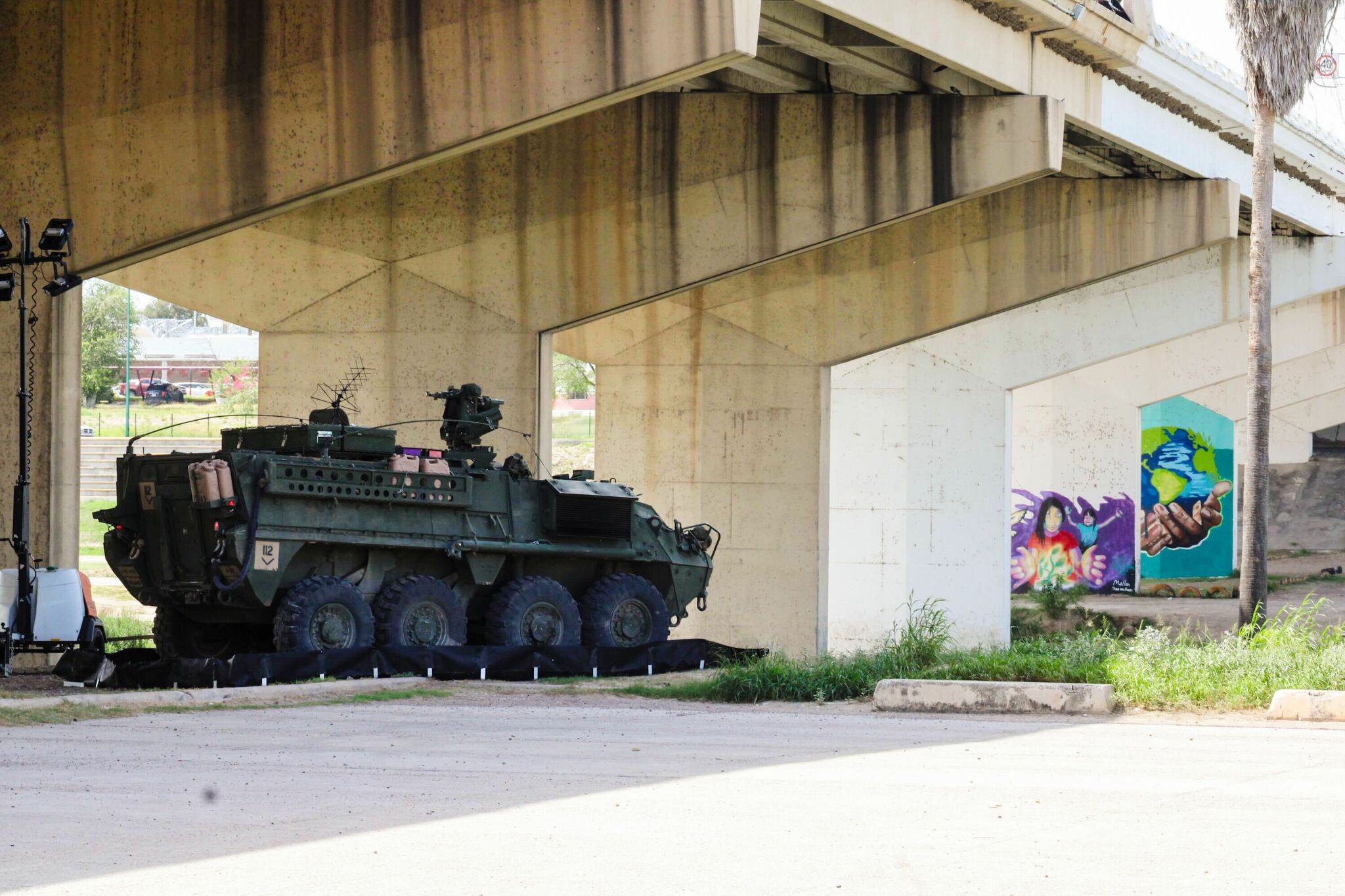 Stryker unit deployed to Laredo border to monitor cartel drones