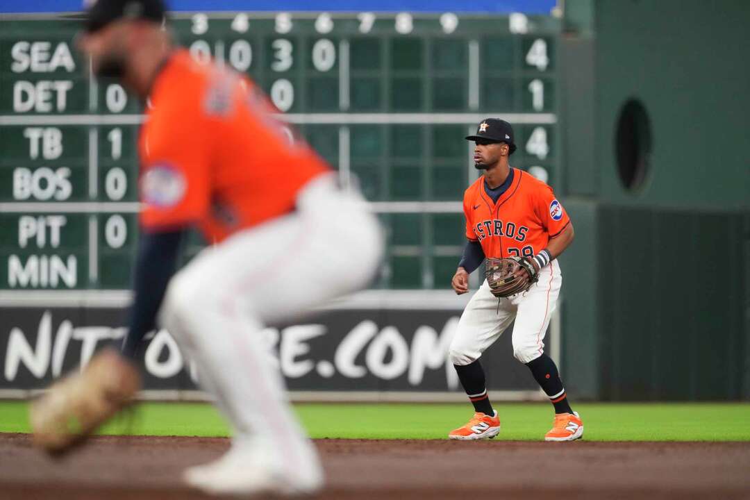 Brice Matthews, family ride emotional wave of Houston Astros debut