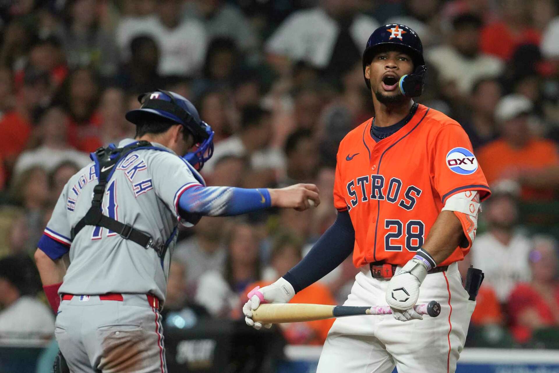Brice Matthews, family ride emotional wave of Houston Astros debut