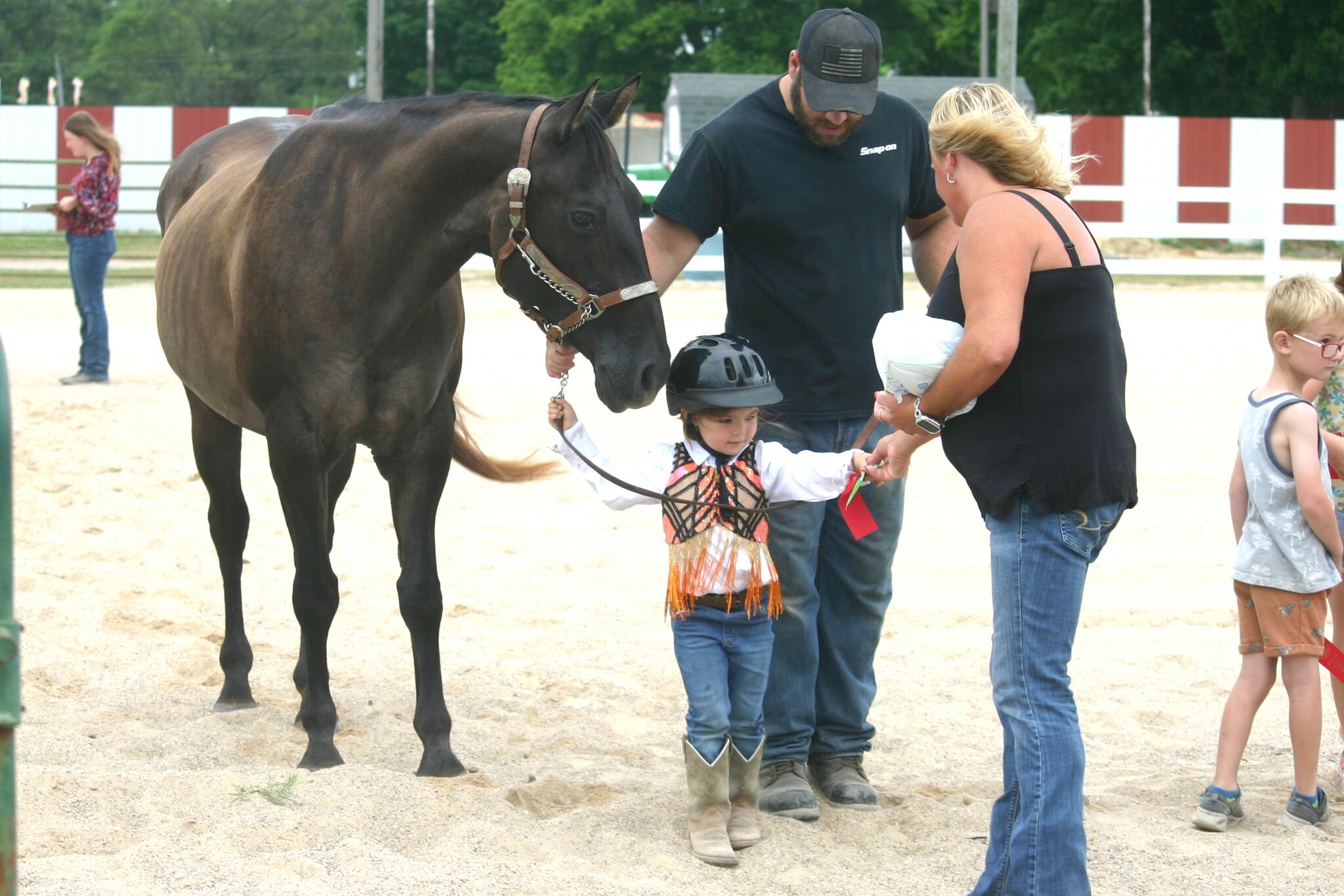 Youngsters compete in equine showmanship at Mecosta County Fair