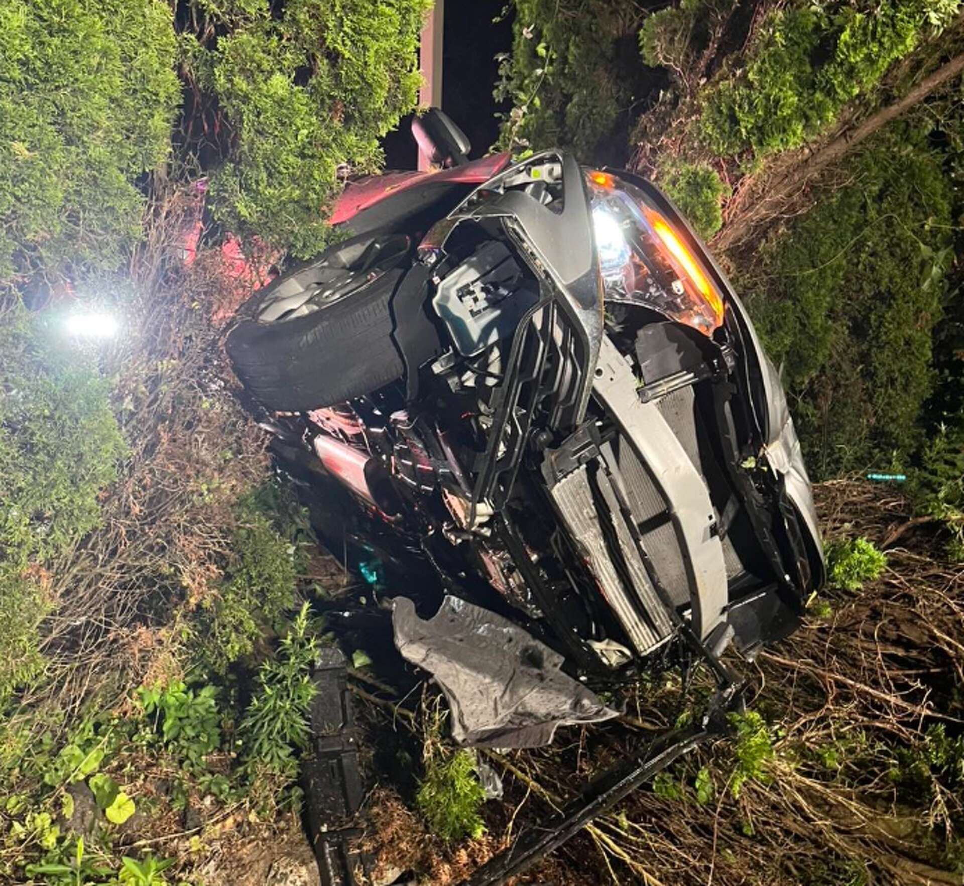 2 escape wreckage from Monroe crash near rotary, officials say