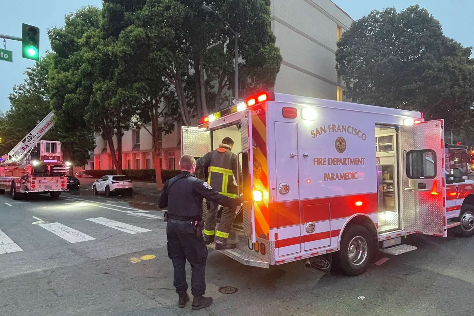 SF residential fire leaves one person in critical condition