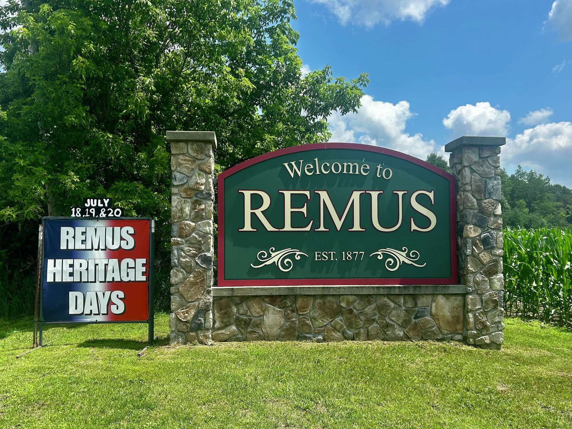 Music, food, and carnival rides at Remus, Michigan's Heritage Days