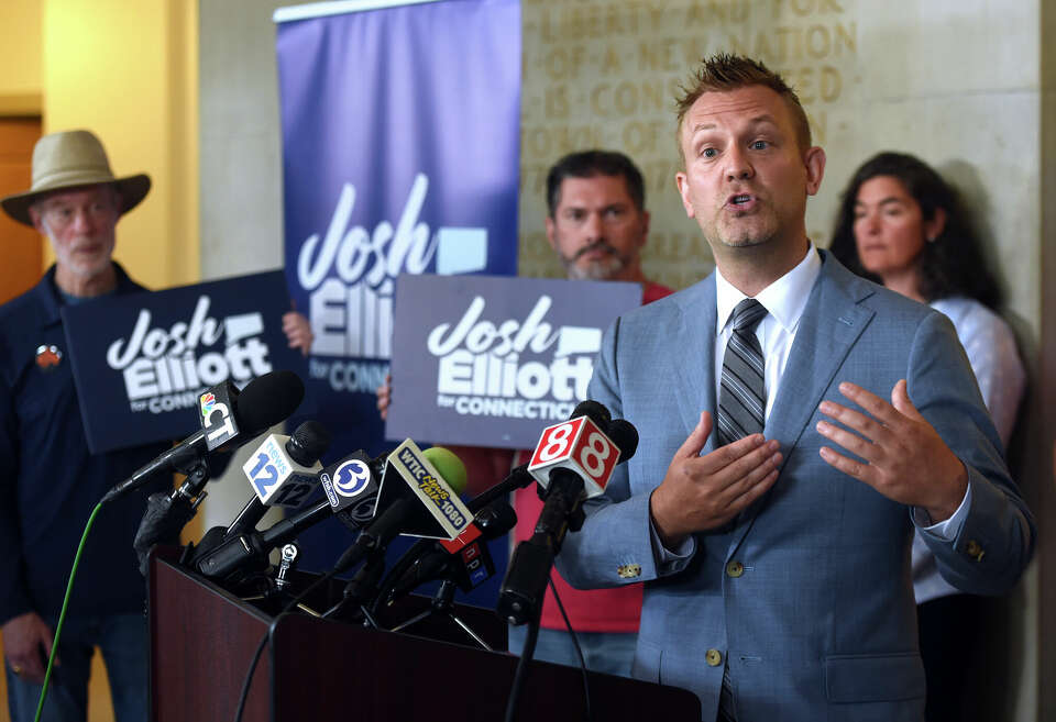 CT Rep. Josh Elliott unveils campaign for governor, challenging Lamont