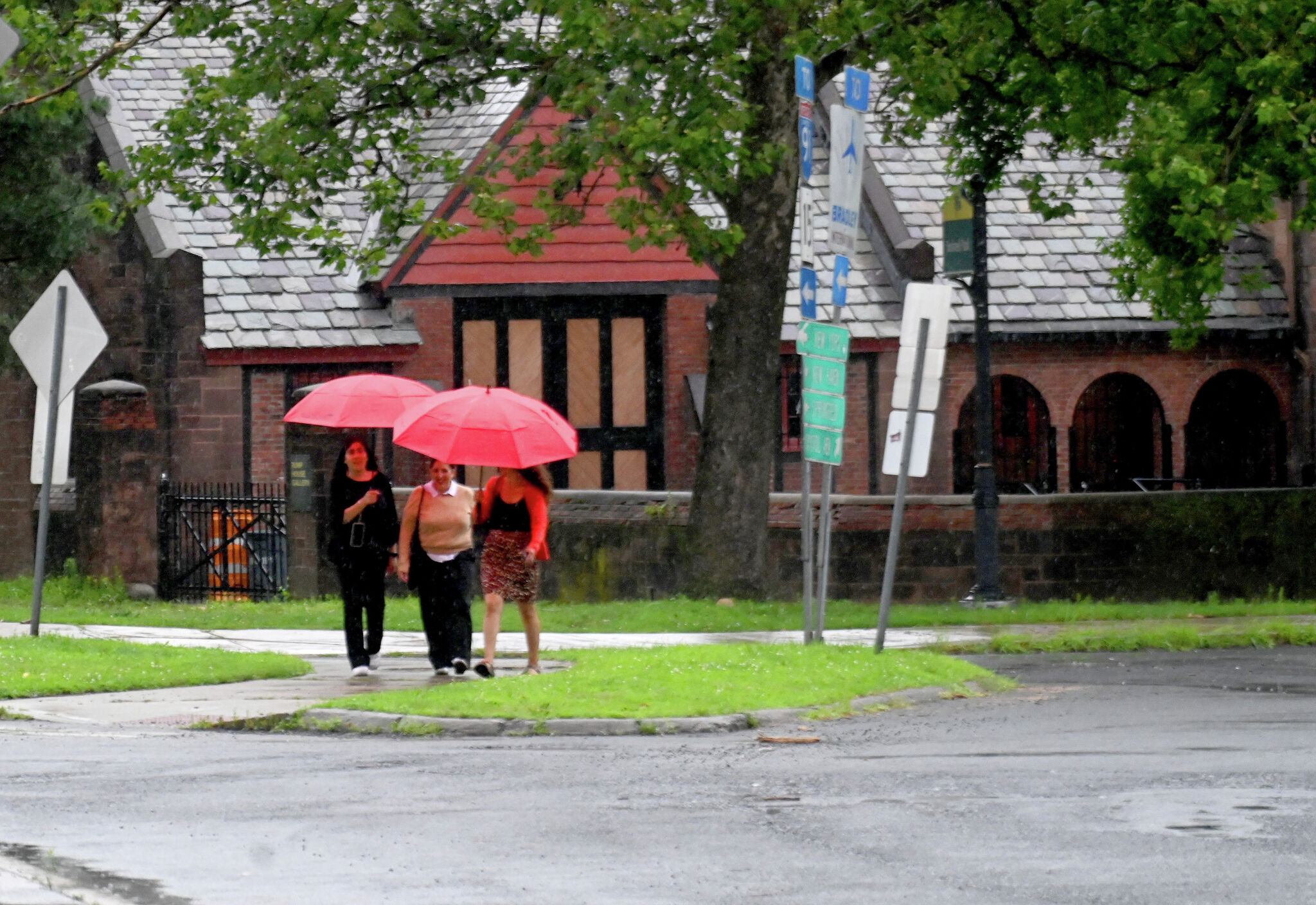 How much rain did Connecticut get from Saturday's storms?