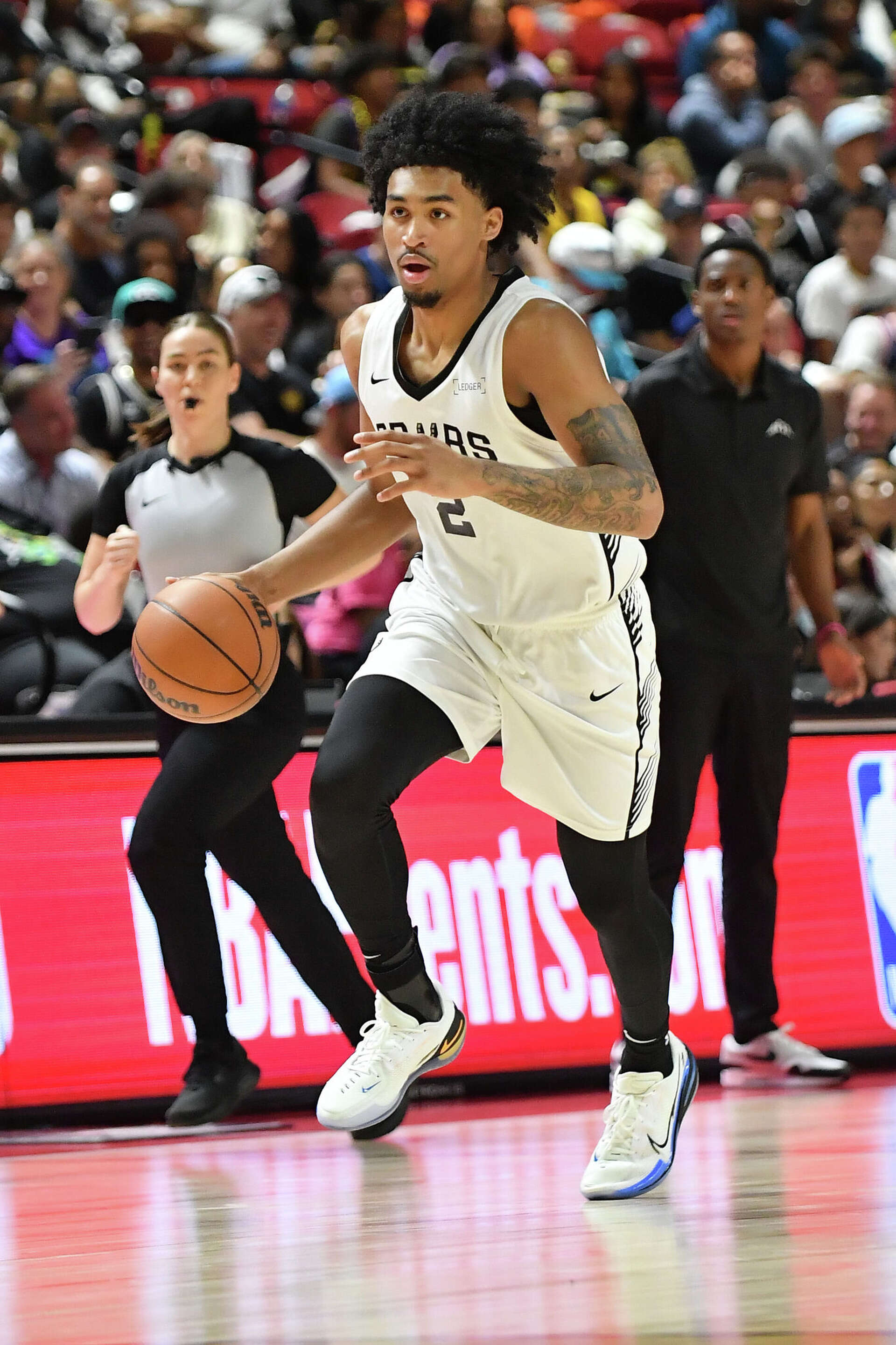 Spurs rookie guard Dylan Harper impresses in NBA preseason debut