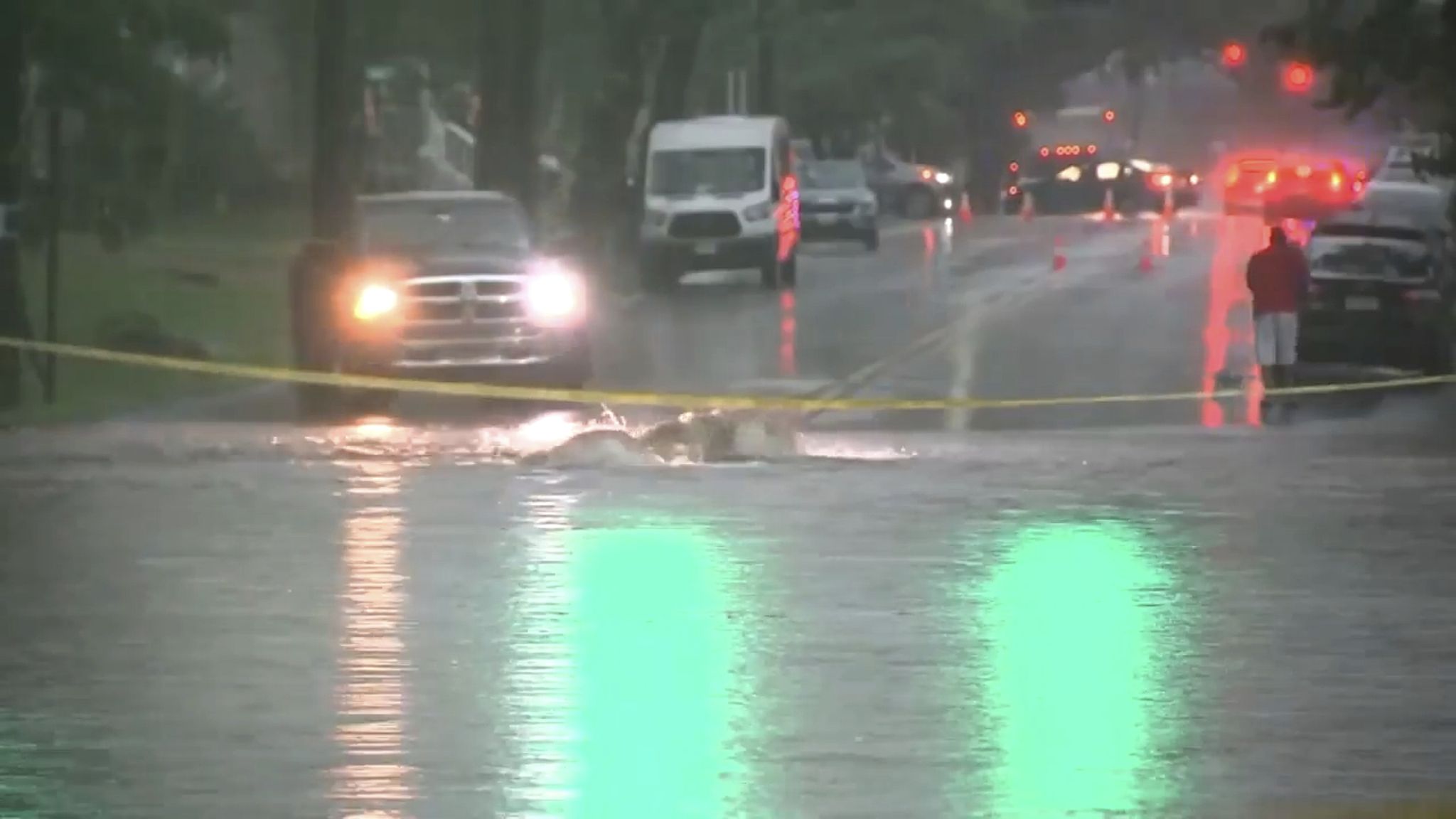 How much rain fell on Connecticut during Monday night's storm?