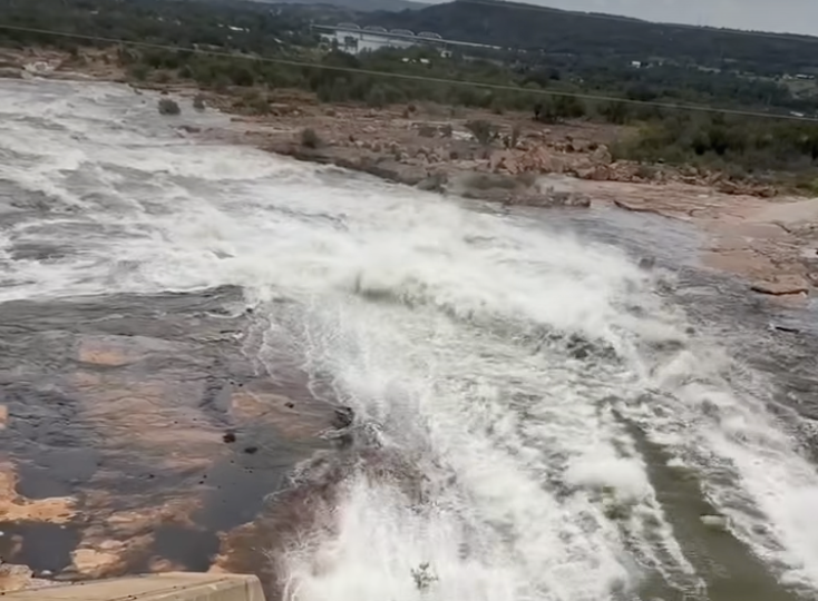 Buchanan Dam opens floodgates for first time since May 2019