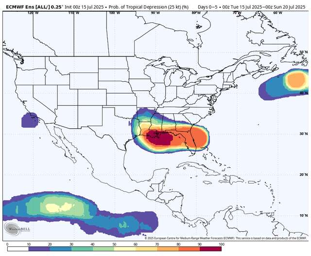Tropical threat may become Dexter. Texas should pay attention.
