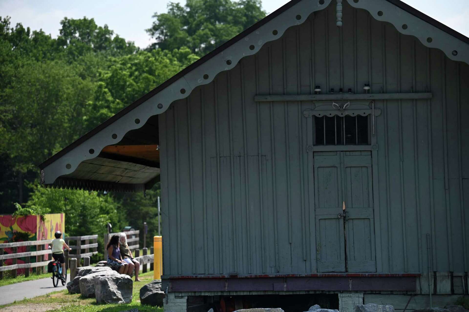 Old Freight Depot on Albany County Rail Trail undergoes renovations
