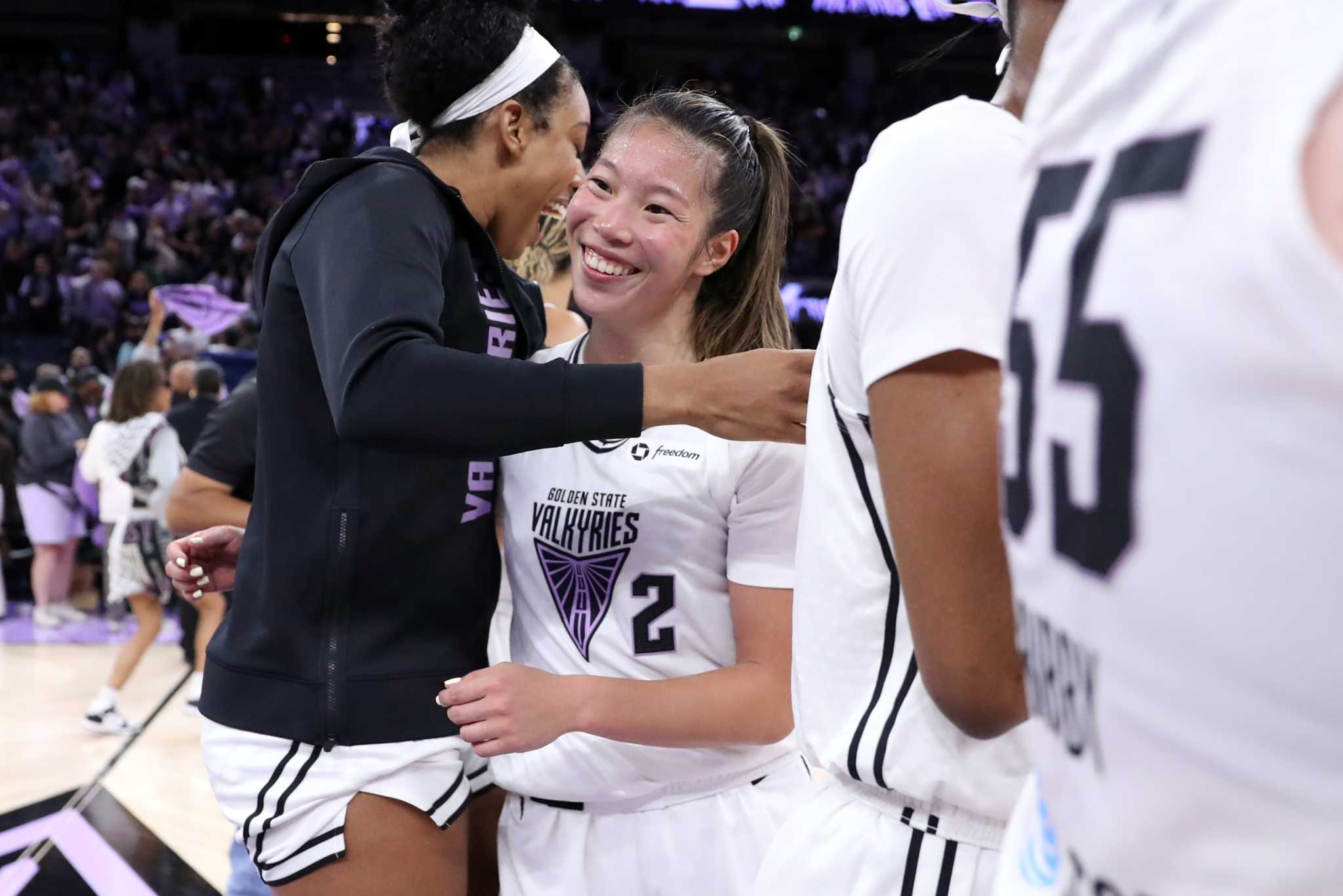 Valkyries' Kaitlyn Chen has made the most of her second WNBA chance