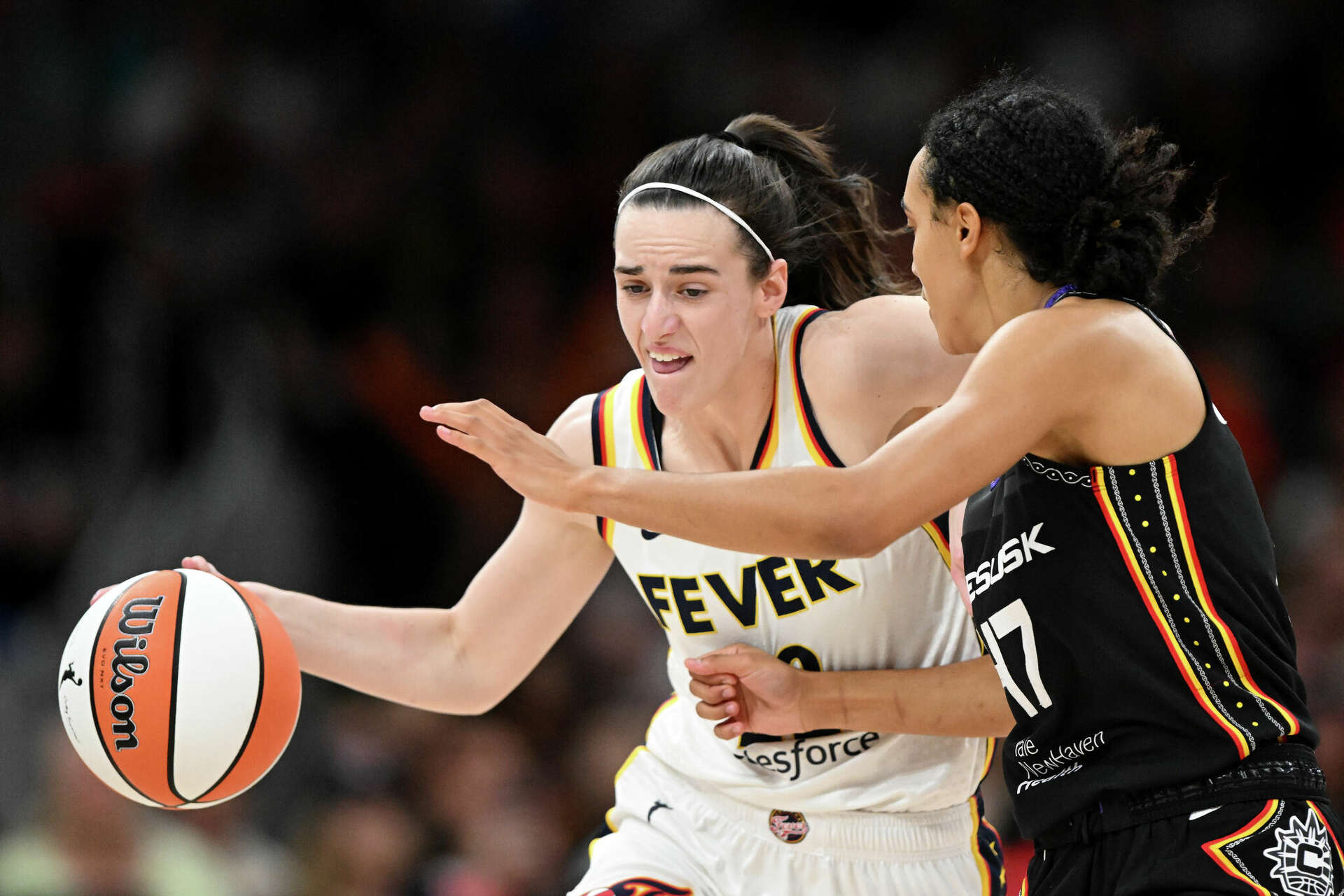 Caitlin Clark, Indiana Fever defeat CT Sun in Boston