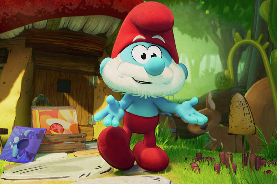Review: Rihanna leads a bold, fun ‘Smurfs’ for 2025