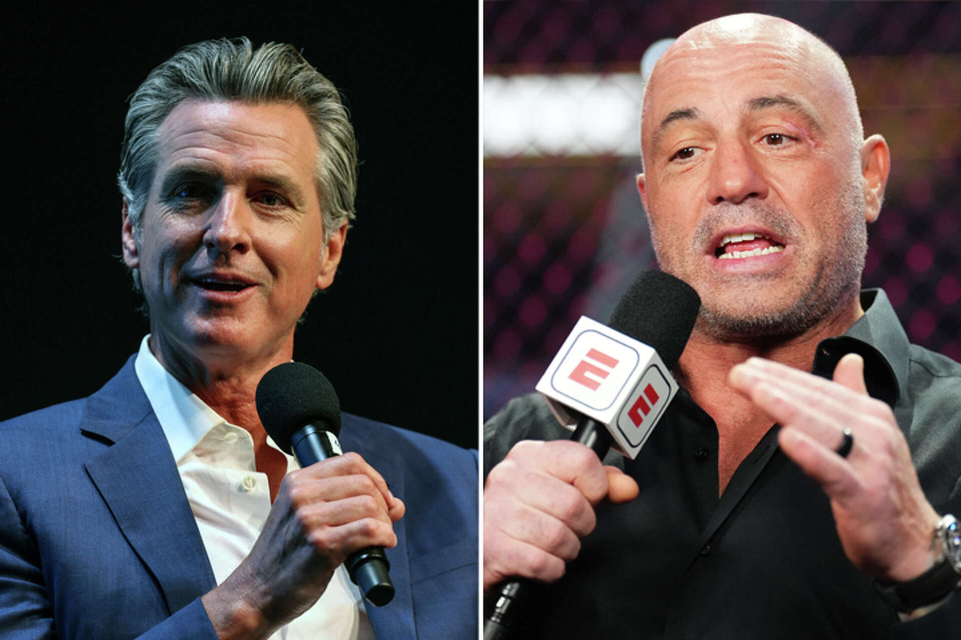 Gavin Newsom pushes back on Joe Rogan’s COVID vaccine claims