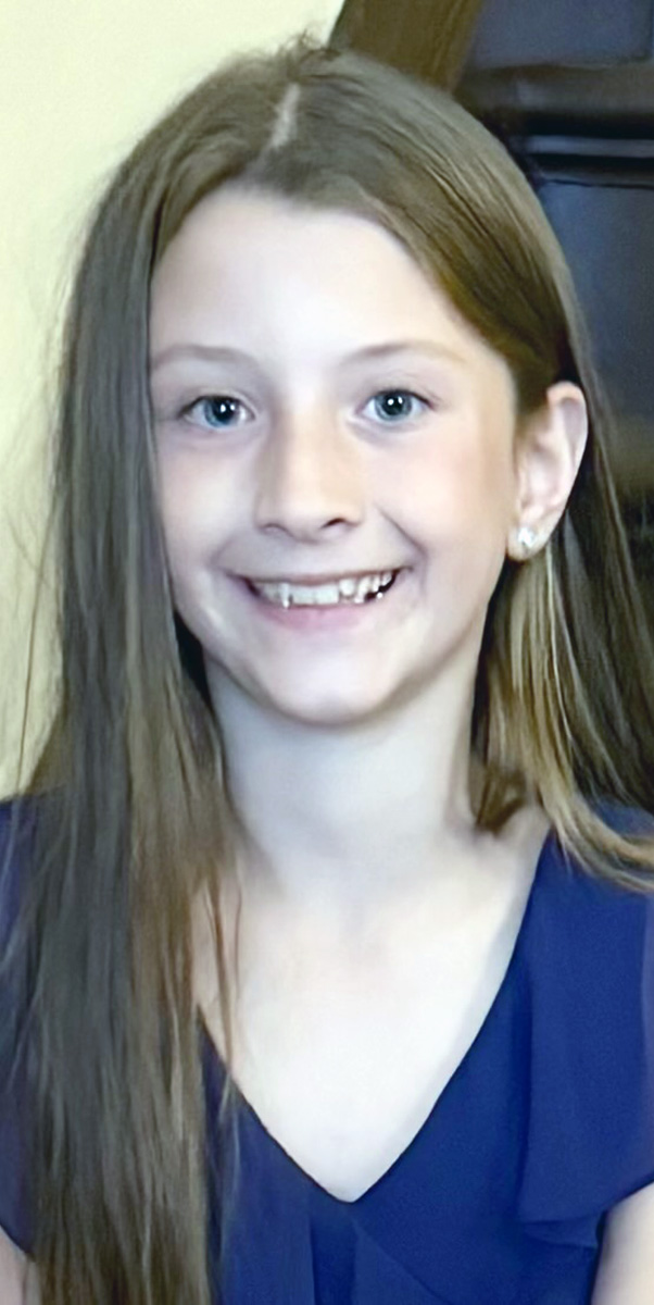 Jillian Dunseth celebrating her 10th birthday
