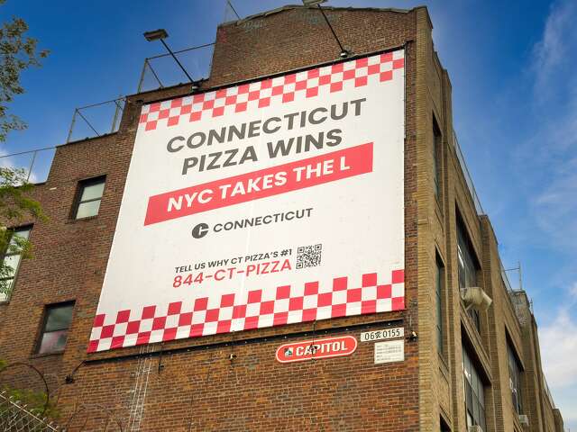New Yorkers call out CT's pizza billboards: 'Good luck'