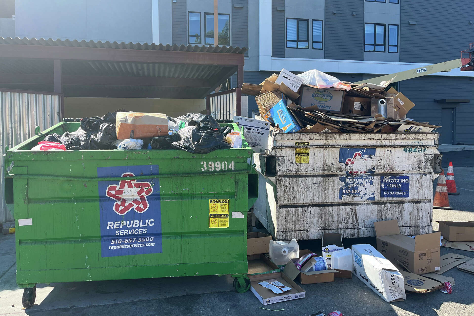 Bay Area residents are grappling with overflowing trash amid strike